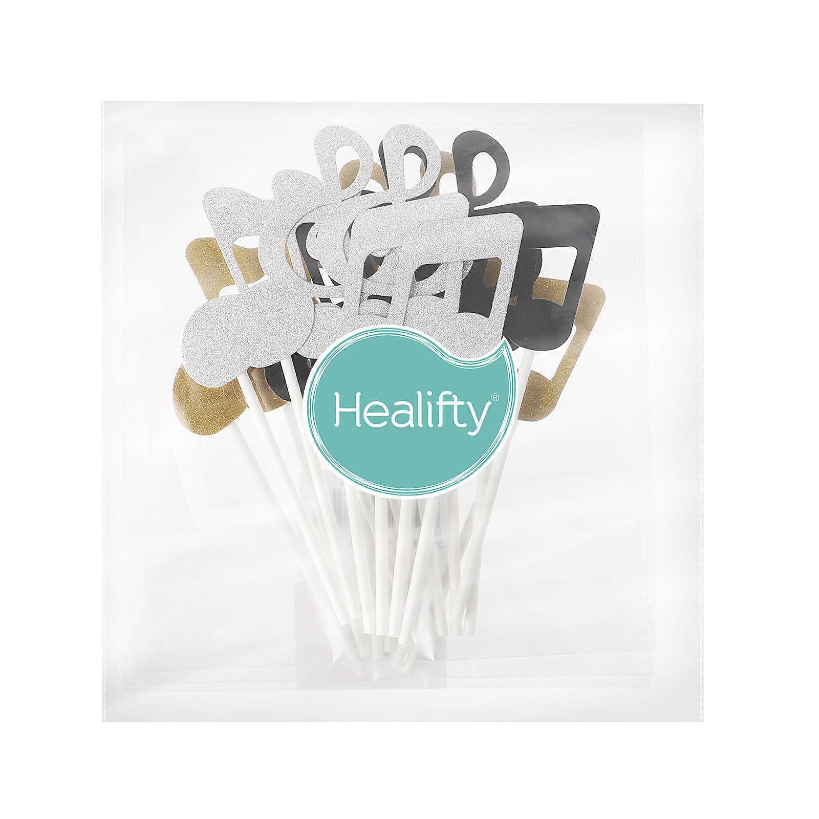 18 Pcs Coffee Cakes Rock Cupcake Topper Music Notes Cupcake Toppers ...