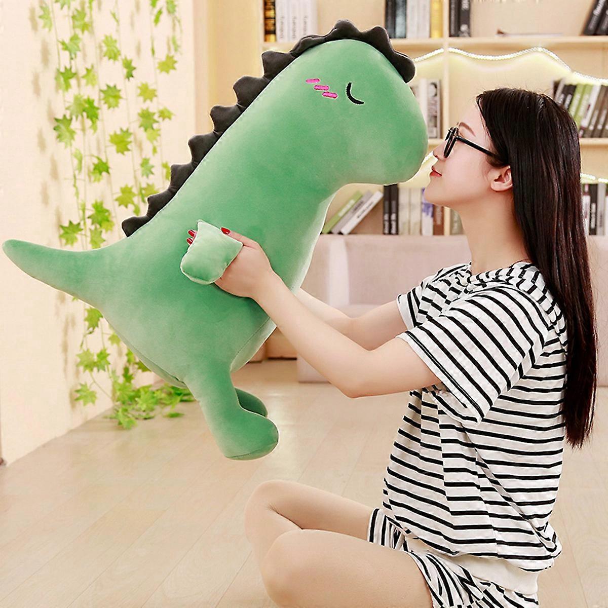 Dinosaur Plush Pillow 15.7", Long Hug Plush Cute Stuffed Plush Doll ...
