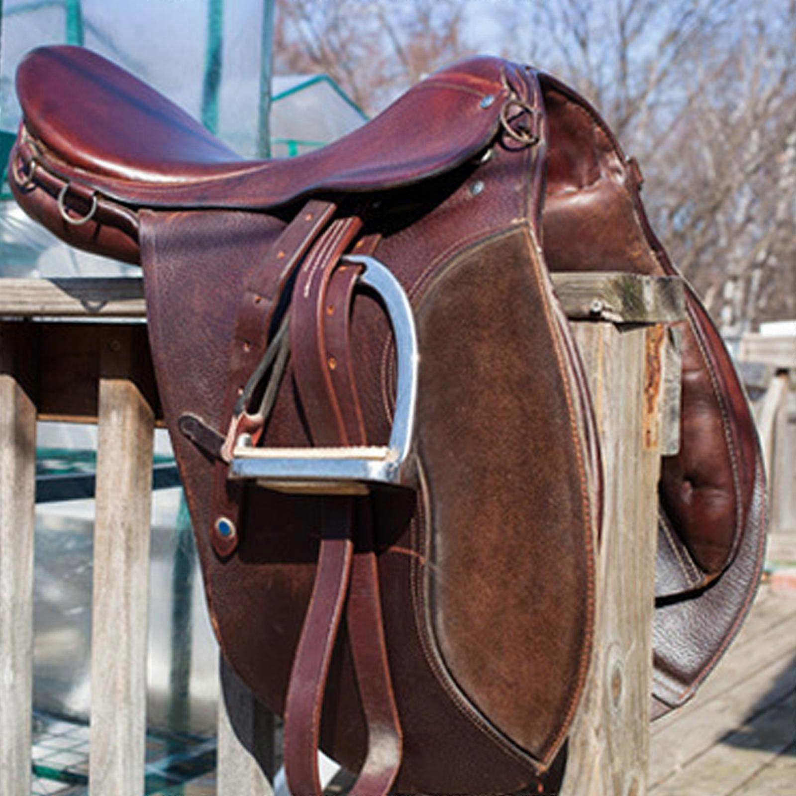 1Pair Equestrians Stirrups Treads with Nonslip Rubber Pad Horse ...