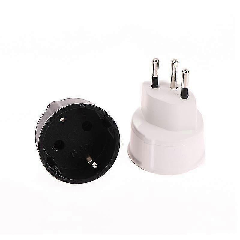1Pc European France To Swiss Plugs Travel Adapter 3 Pin Plug 10A 250V ...