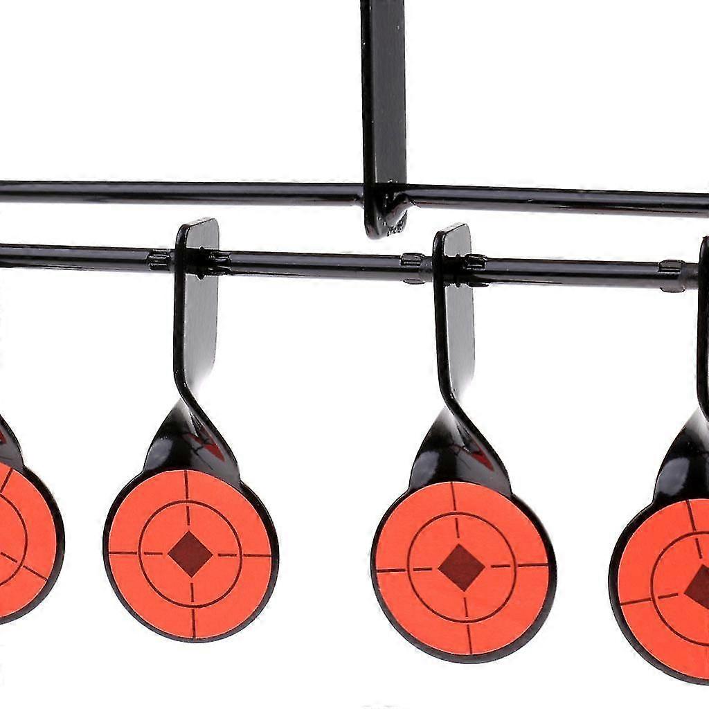 2026 New 5 Targets Self Resetting Shooting Target Metal Target Stand ...