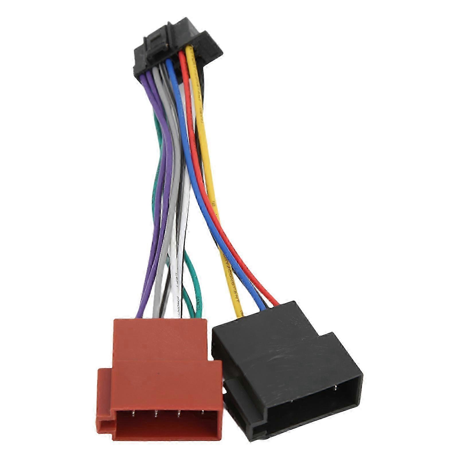 ISO Wiring Harness Adapter Connector Replacement for JVC Model NO.93358 ...