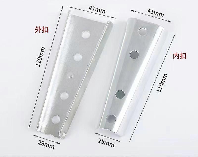 4pairs Concealed Headboard Panel Wall Fixing Brackets Heavy Duty ...