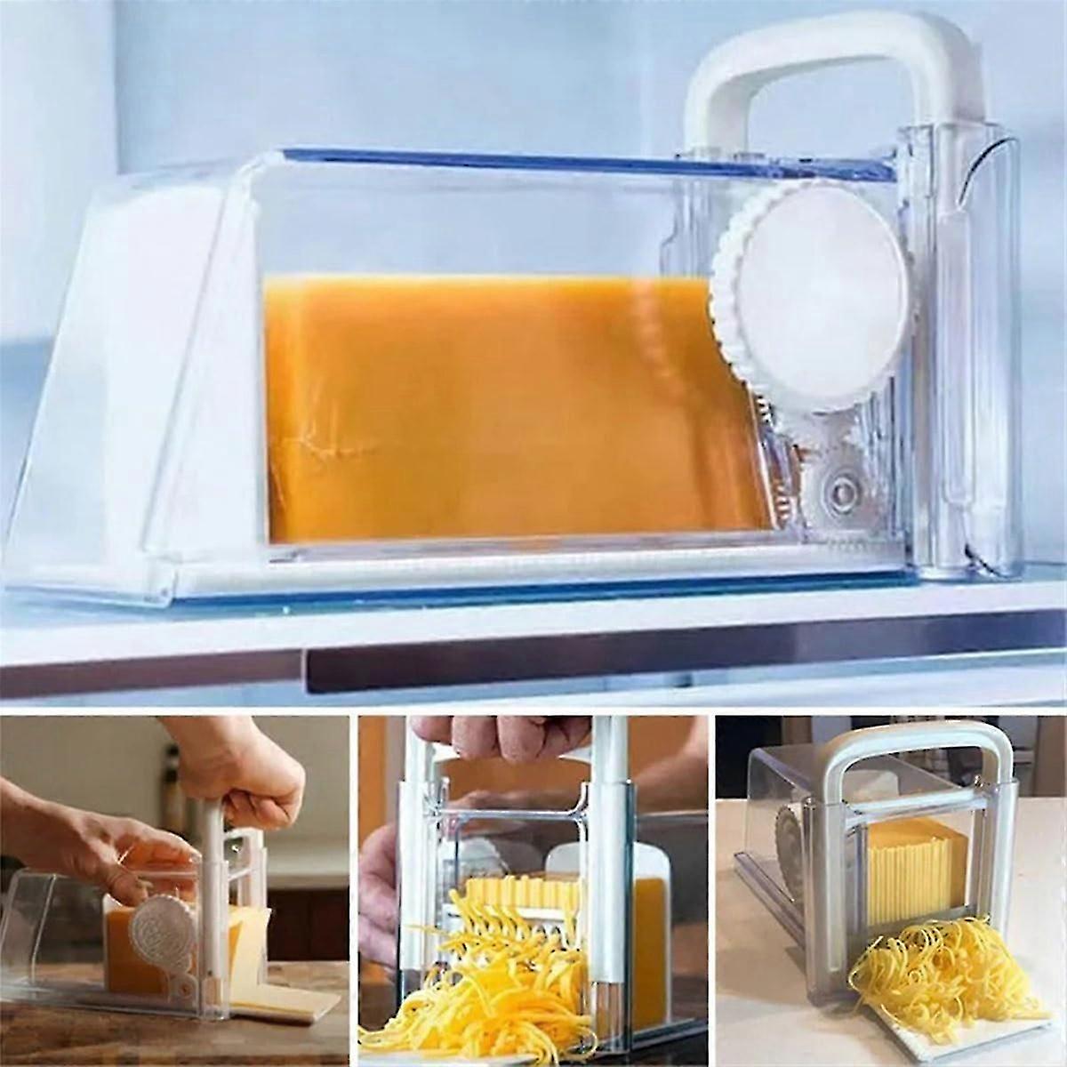 Cheese cutter 4 in 1 for block cheese with stainless steel wire | Fruugo UK