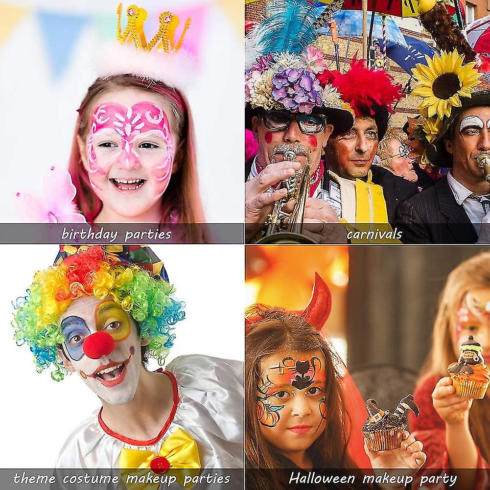 Face Paint Kit For Kids, Face Paints, Face And Body Painting, With 2 ...