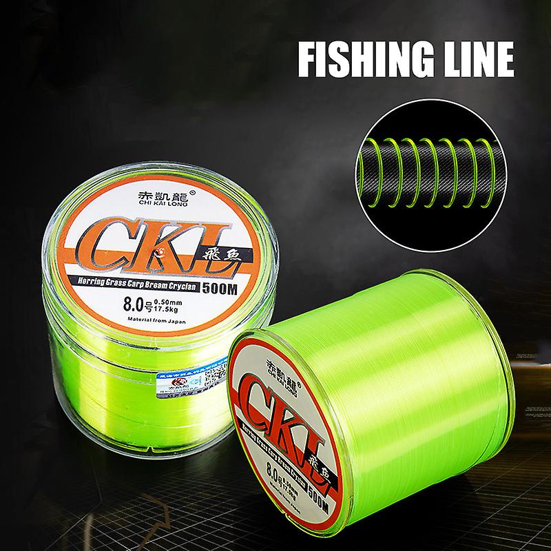 500m Fishing Line Super Strong Pull Cut Water Quickly Wear Resistant ...