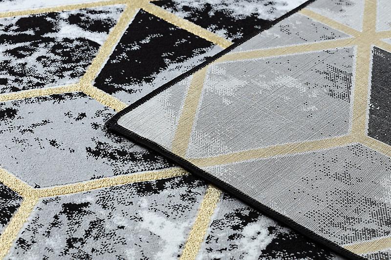 Modern Carpet 3D GLOSS 409A 82 Cube stylish, glamour, art deco black ...