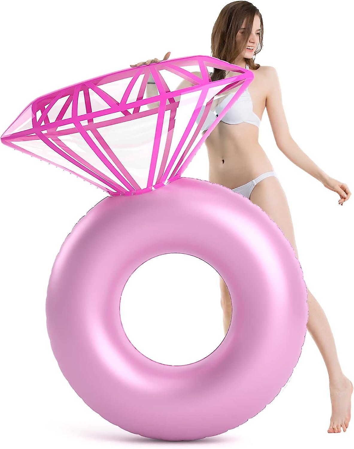 Inflatable Diamond Ring Pool Float - Engagement Ring Bachelorette Party Float Stagette ...