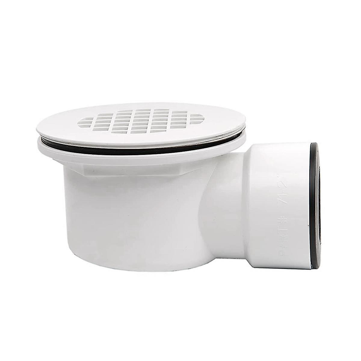 Low Profile Shower Base Drain With Perforated Strainer Side Outlet ...