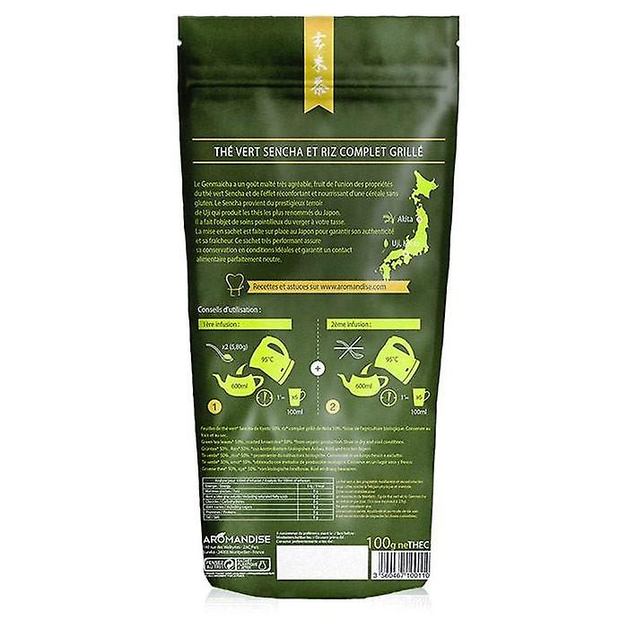 Organic Genmaicha green tea - Sencha & grilled rice - 100 g | Fruugo UK