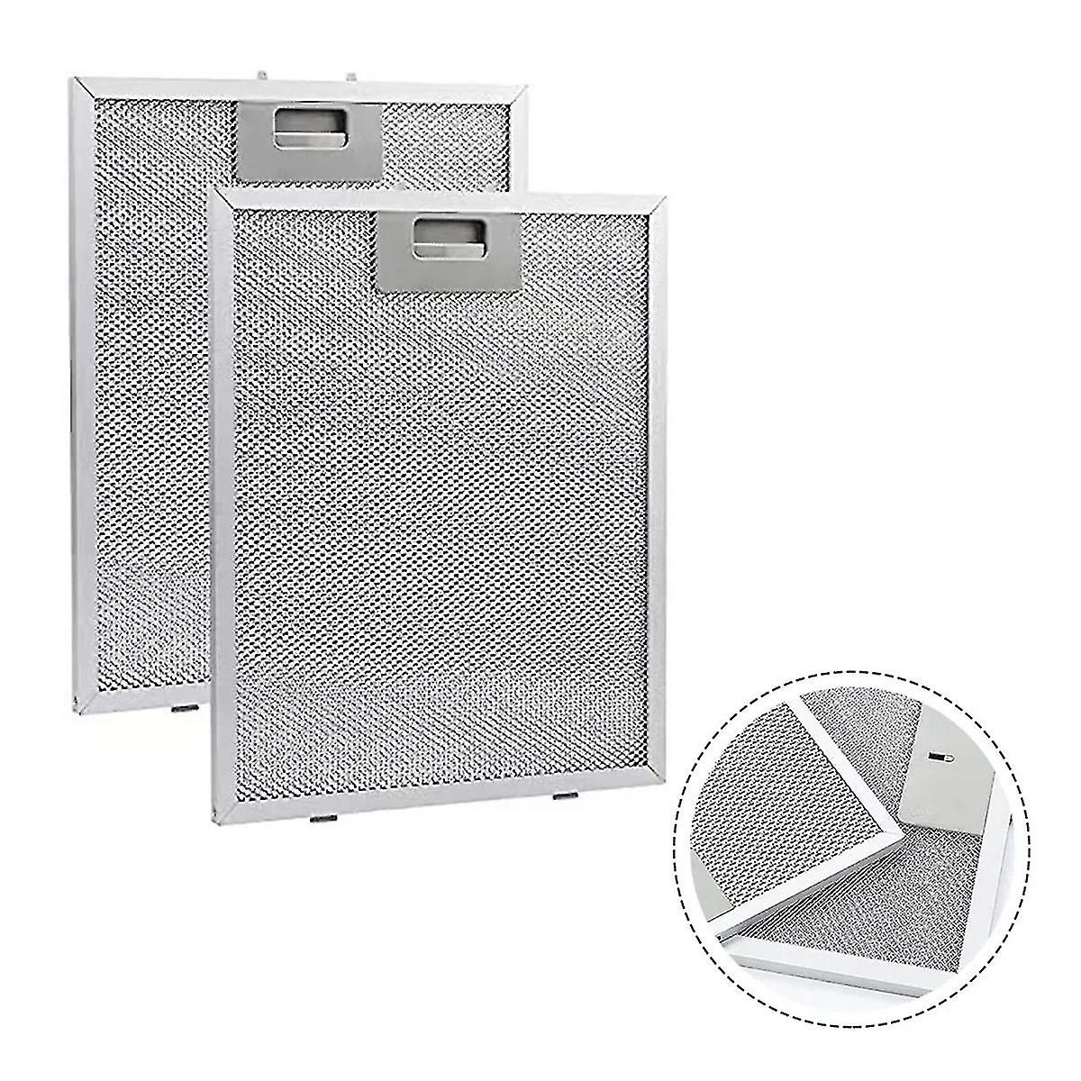 2pcs Range Hood Filter Cooker Hood Grease Filter Kitchen Extractor ...