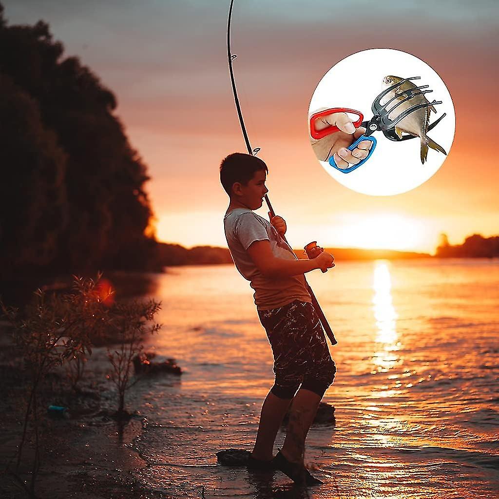 Fishing Pliers Gripper Metal Fish Control Clamp Claw Tong Grip Tackle ...