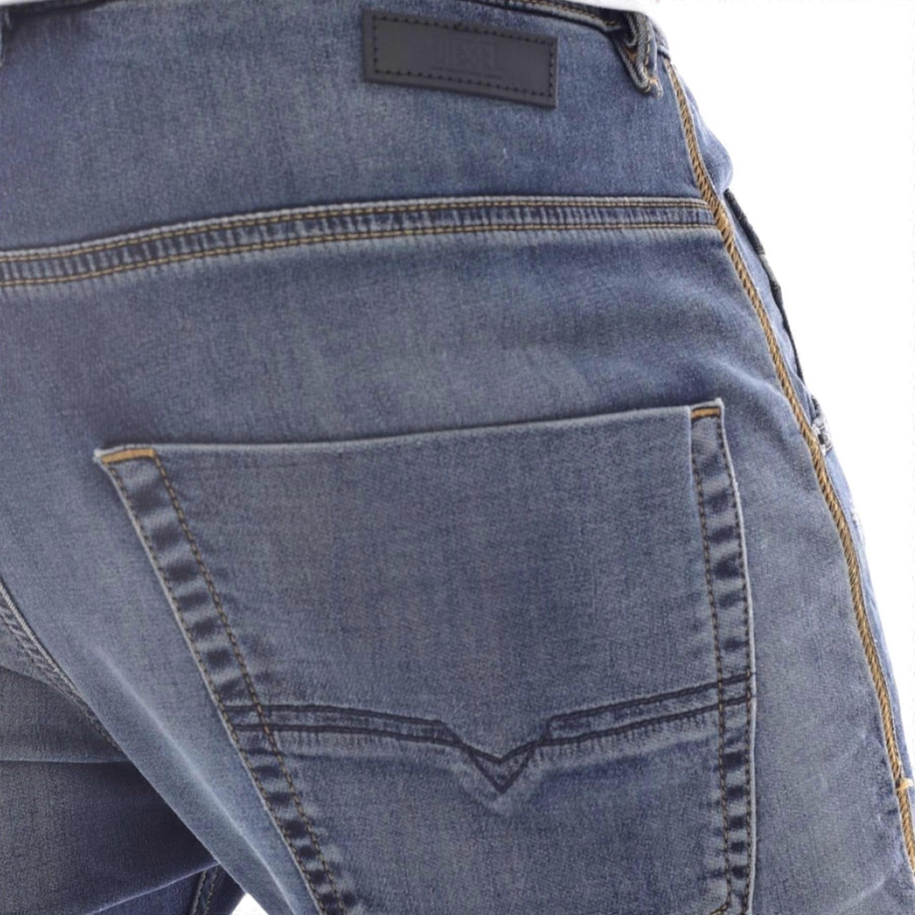 Diesel Krooley R68ck Mens Denim Jogg Jeans Stretch Regular Fit Tapered ...