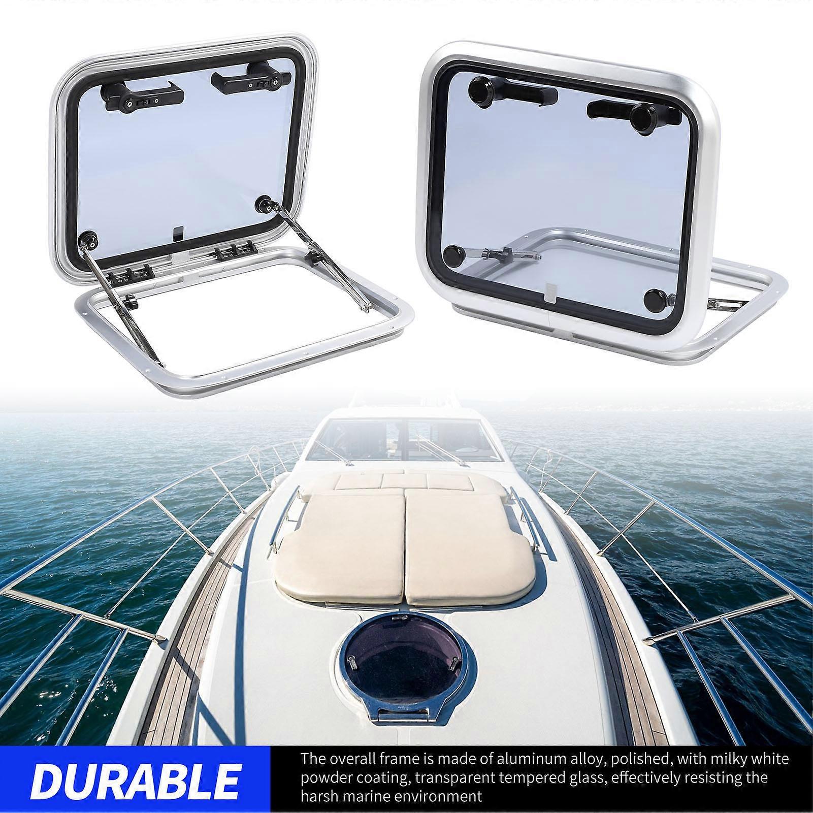 Marine Hatch Porthole Window 17 X 21in Square Heavy Duty Aluminum Alloy ...