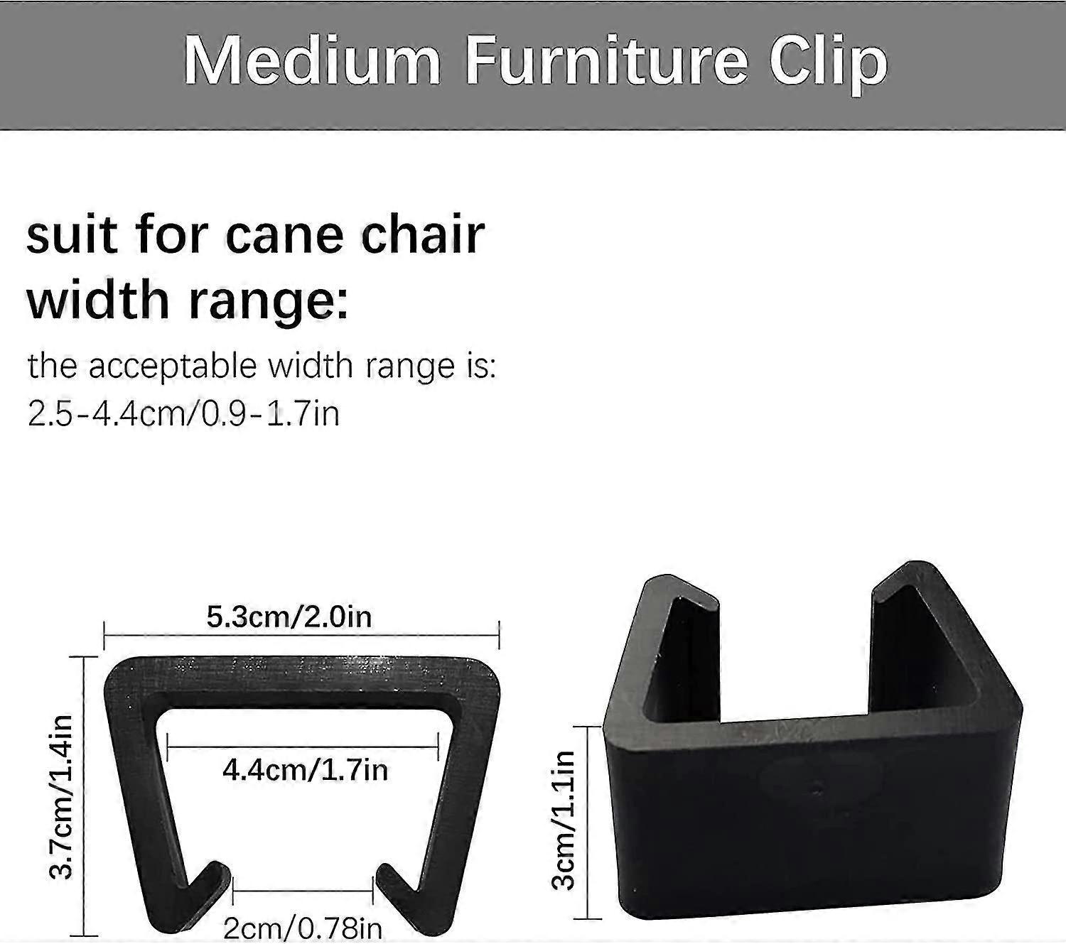 12 Pcs Rattan Furniture Clips Furniture Alignment Clips Wicker ...