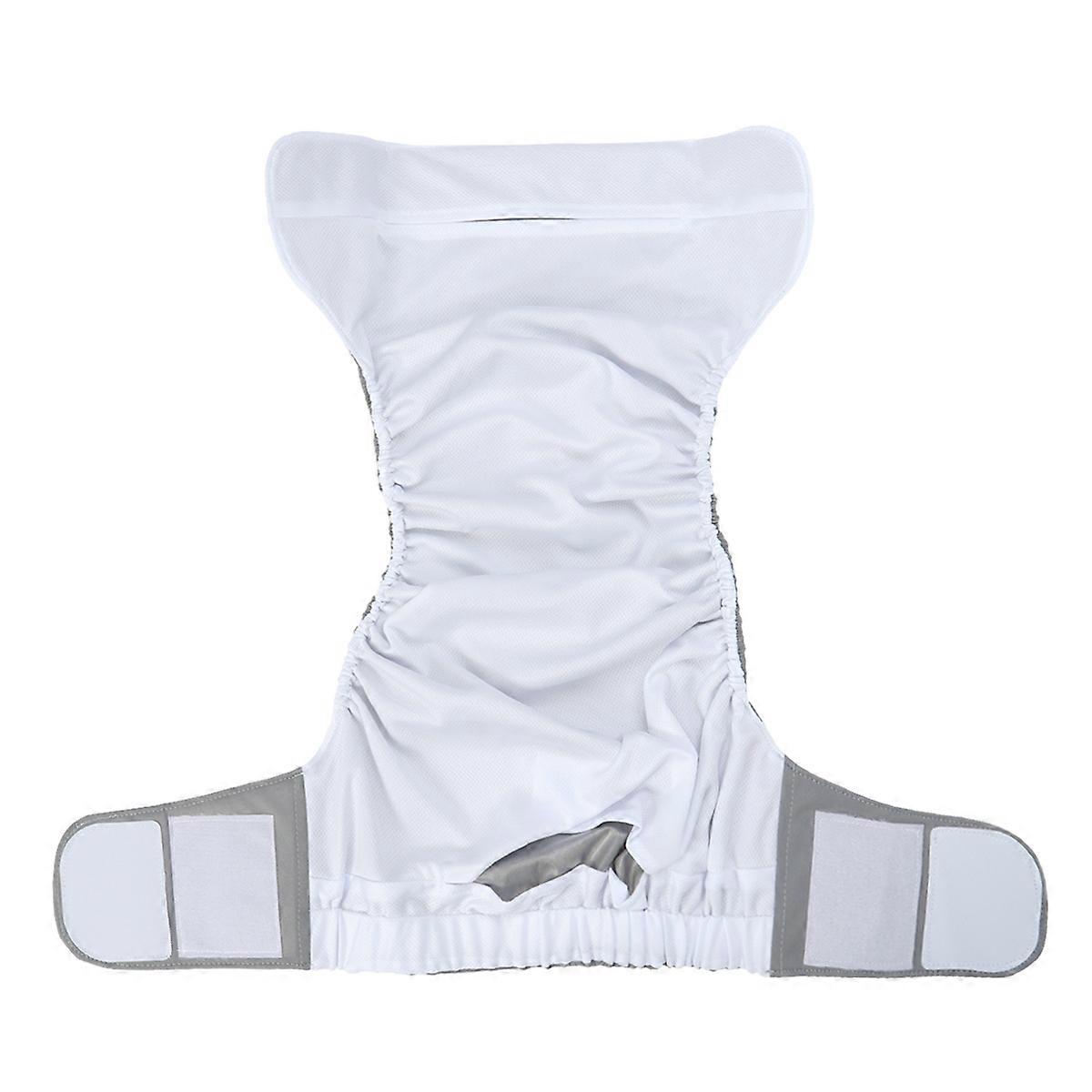 1PC Large Adult Nappy Reusable Washable Diaper Adjustable Large Nappy ...