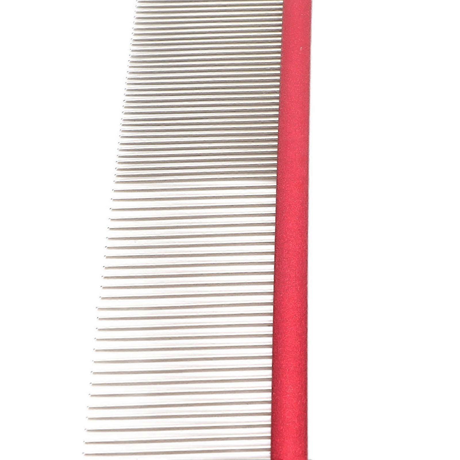 Pet Steel Comb 2 Different Densities Prevents Static Dog Grooming Comb ...