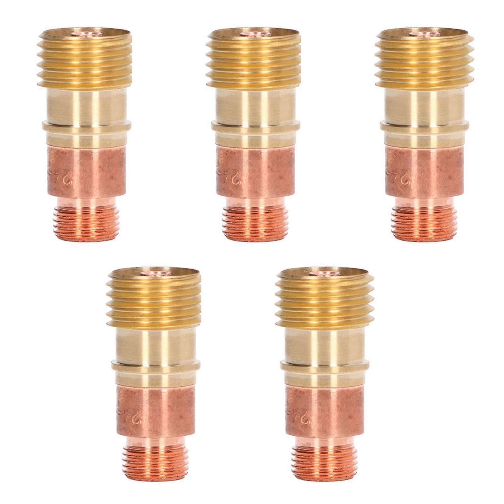 5Pcs 3/32in Gas Lens Collet Body Metal Welding Connector Replacement ...