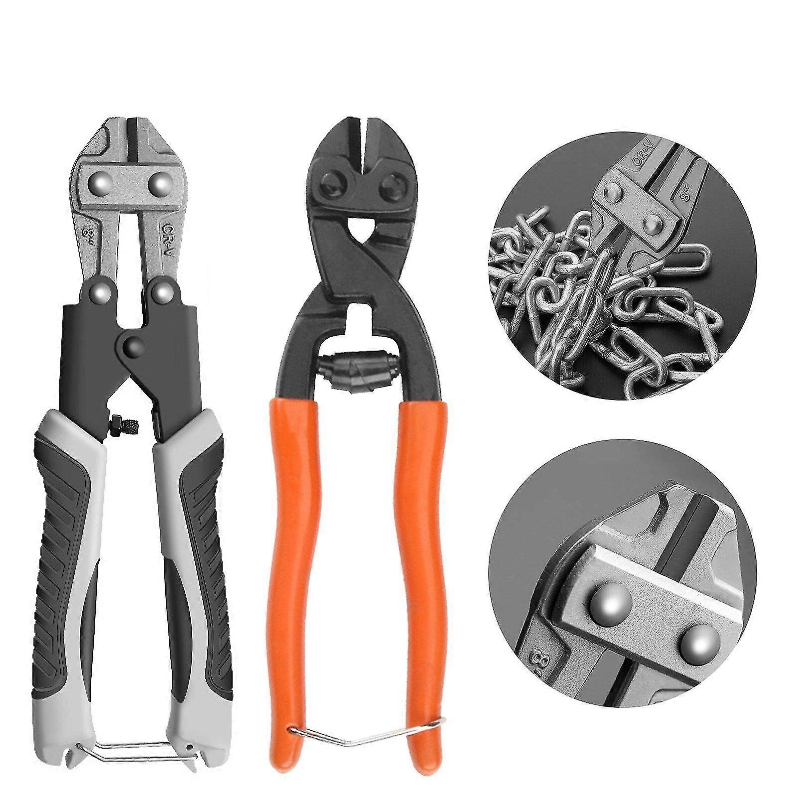 Bolt cutter compact size cut steel wire large pliers rods bolt rivets ...