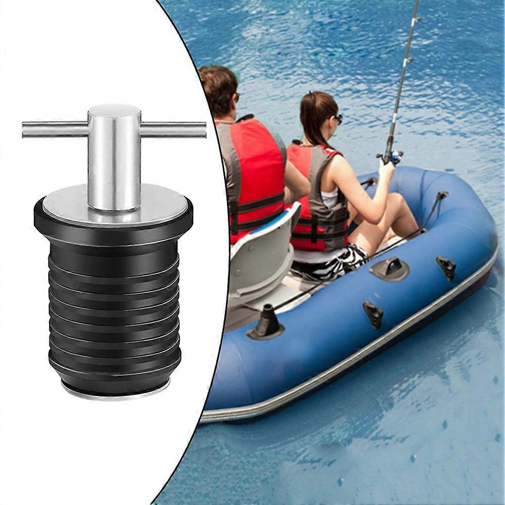 Marine Boat Drain Plug T-Handle Screw Adjustable Rubber Deck Drain Plug,Silver 19MM | Fruugo UK