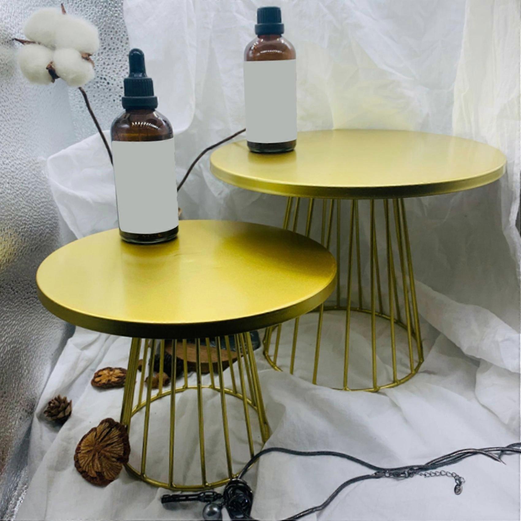 2pcs Metal Cake Stands,8/10 Inch Pillar Style Cupcake Display Stand ...