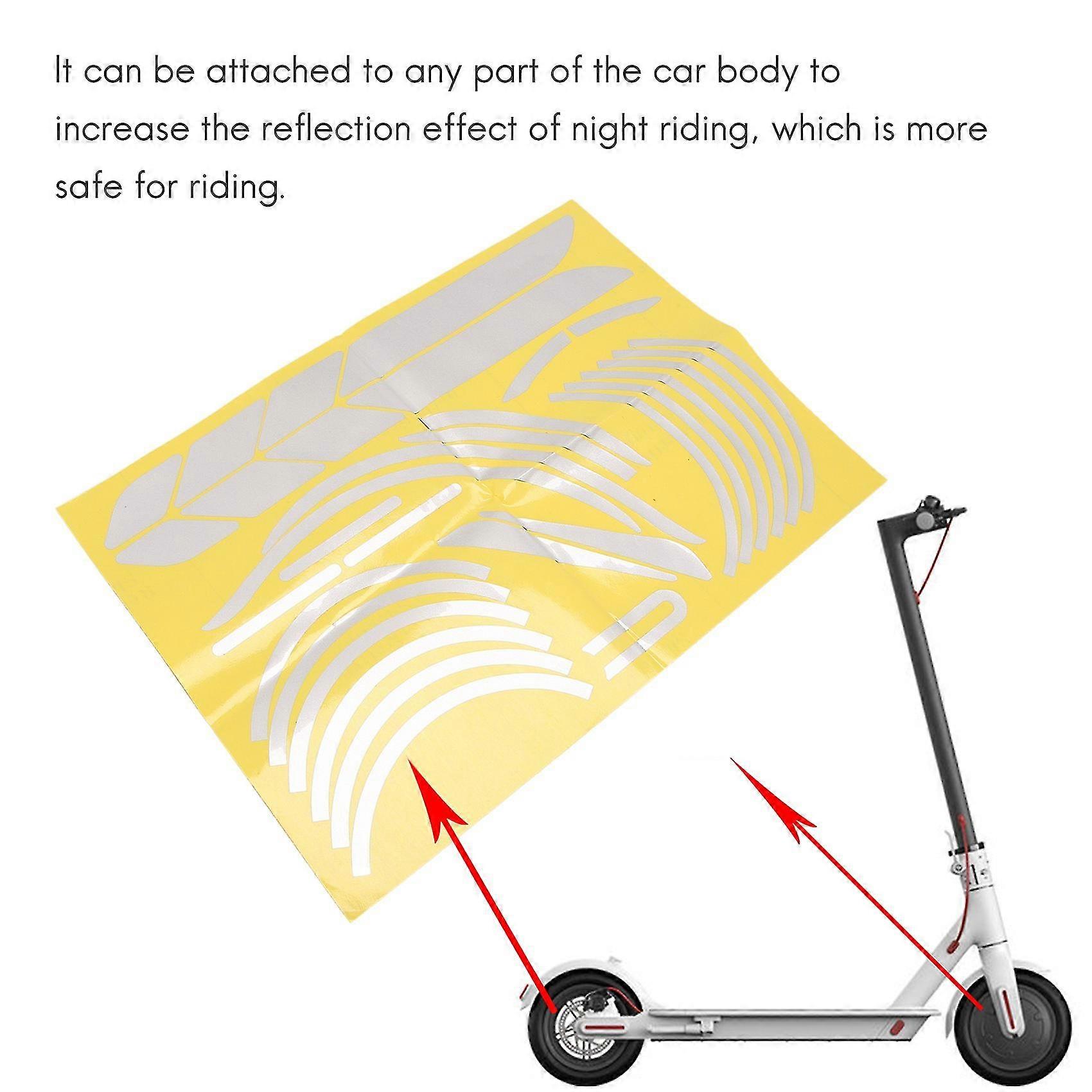 1 Set Reflective Stickers Scooter Full Set Stickers For Series ...