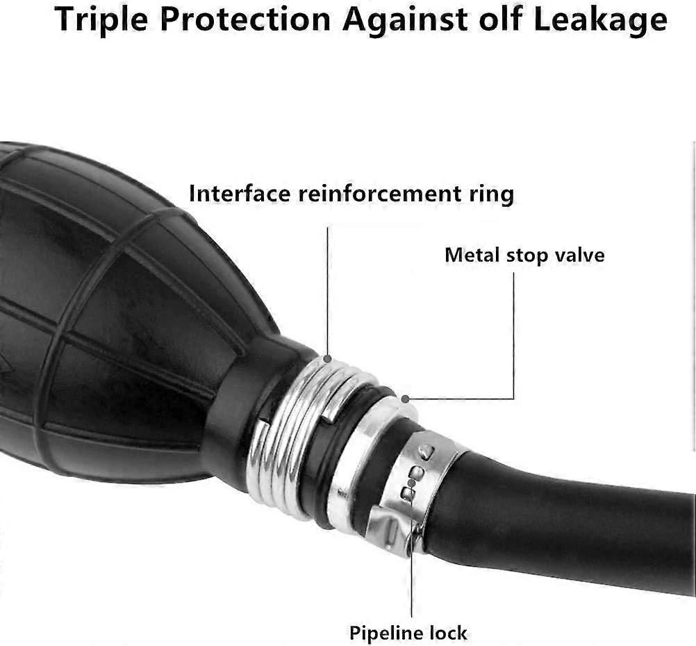 Hand Pump Rubber Gasoline Hose Hand Pump Fuel Transfer Gas Oil Tank for ...