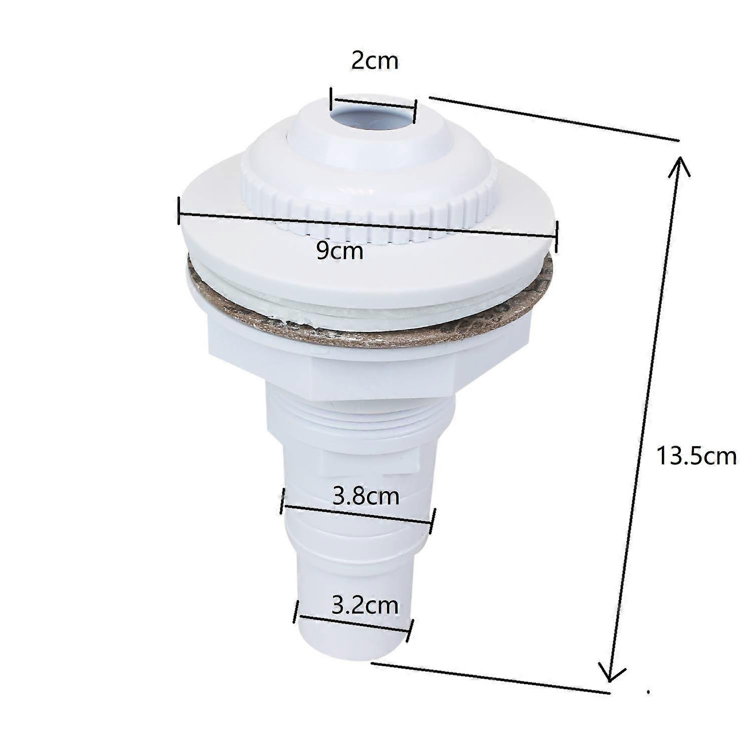 Return nozzle for Above Ground Pool with connector for 32 and 38 mm ...