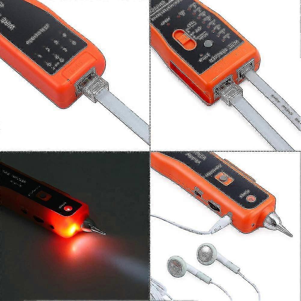 Lan Cable Tester Signal Transmission Distance 1-3000m Rj11 Rj45 Network ...