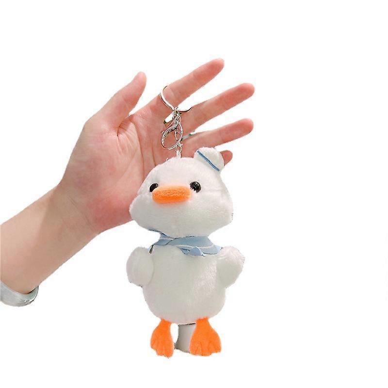2pcs Duck Ornament Plush Duck Keychains Backpack Hanging Key Pendants ...