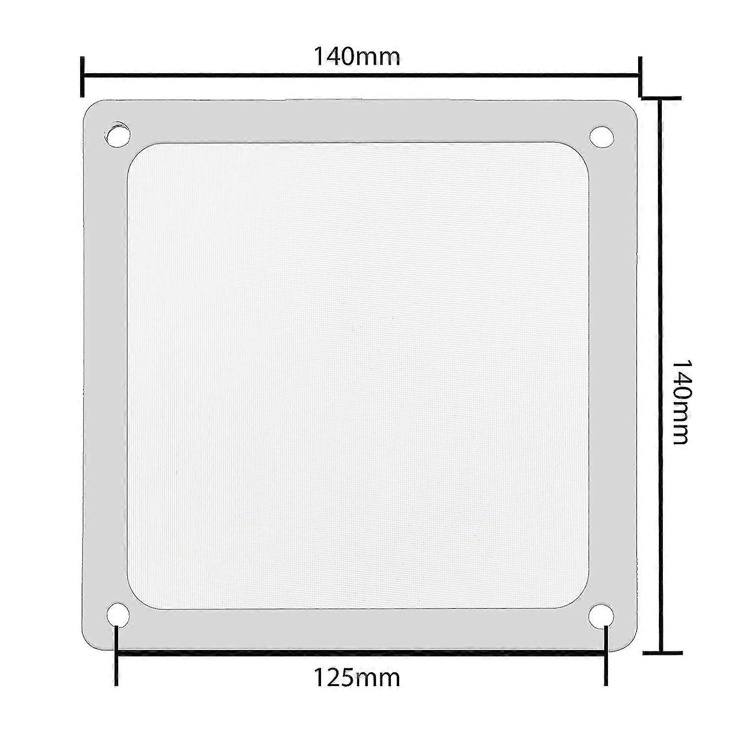 140mm Dust Filter, 10Pack Magnetic Frame PC Fan Dust Filter Mesh PC ...