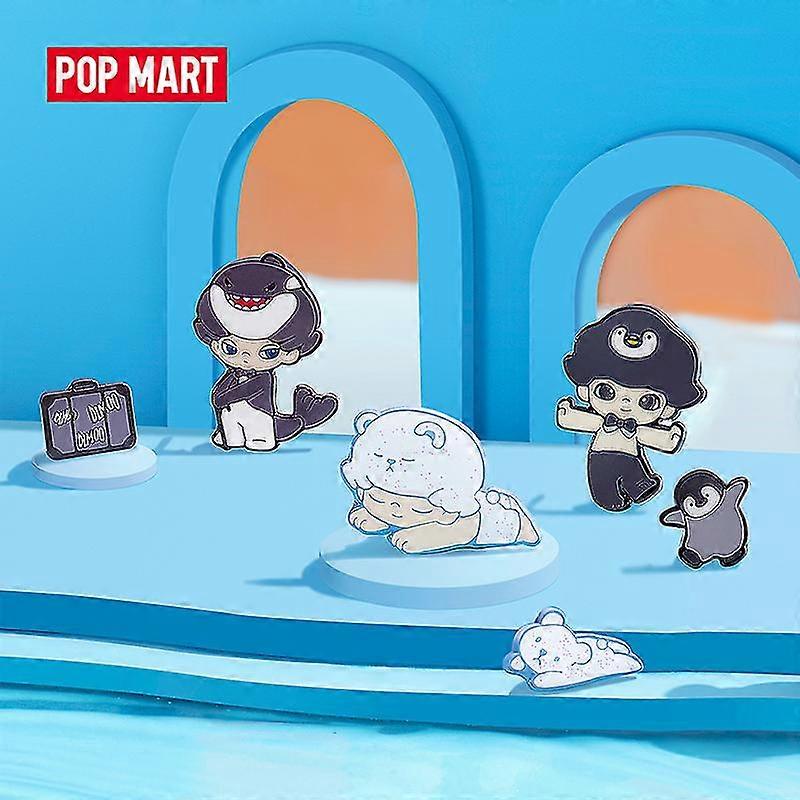 Pop Mart Whole Box Dimoo Aquarium Series Badge Blind Box Collectible C ...