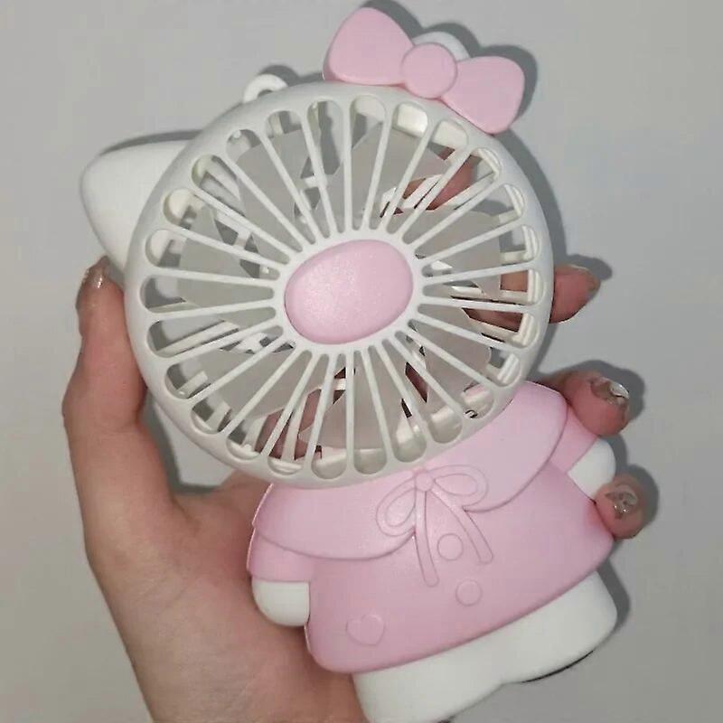 Powered Hand Fans USB handheld rechargeable Hello Kitty mini fan ...