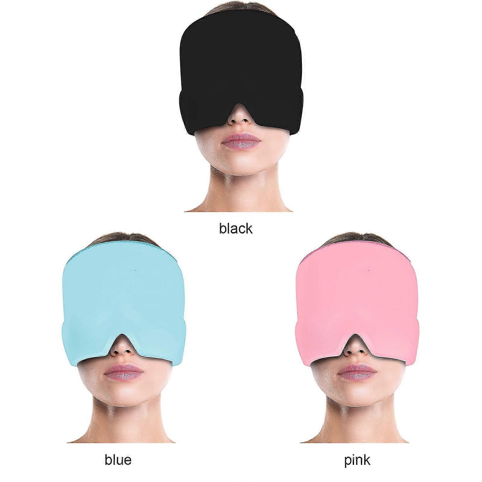 Ice Pack Blindfold Compression Headgear Cap Stretchable Eye Mask ...