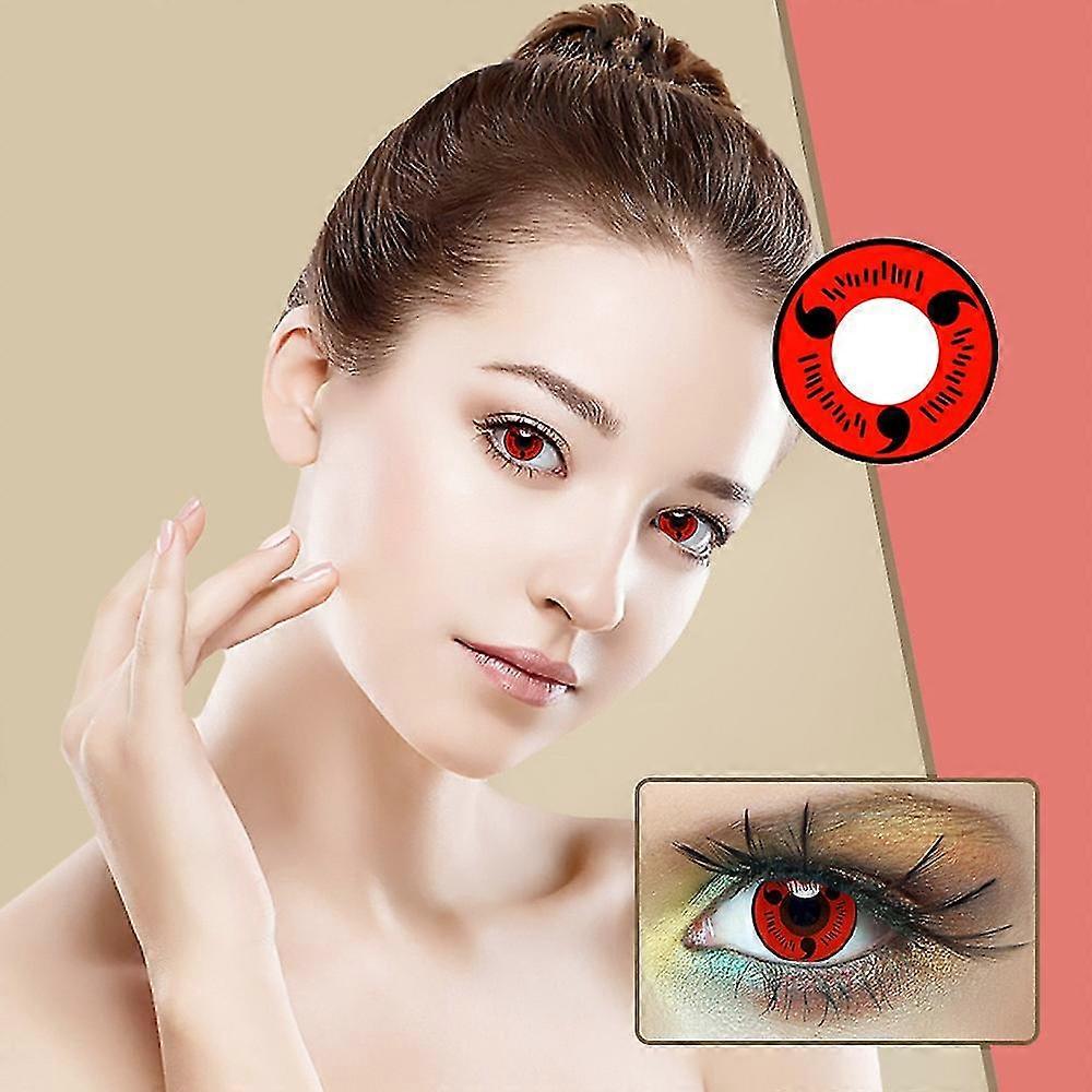Contact Lenses Crazy Anime Cosplay Colored Contacts Lens Ghost Zombie ...