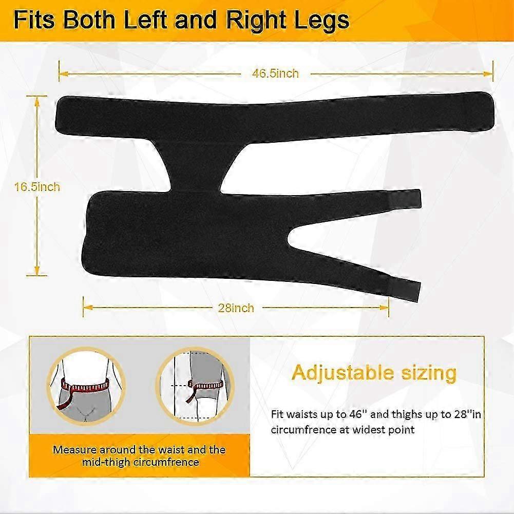 Hip Brace and Groin Support Compression Wrap Adjustable Groin Brace ...