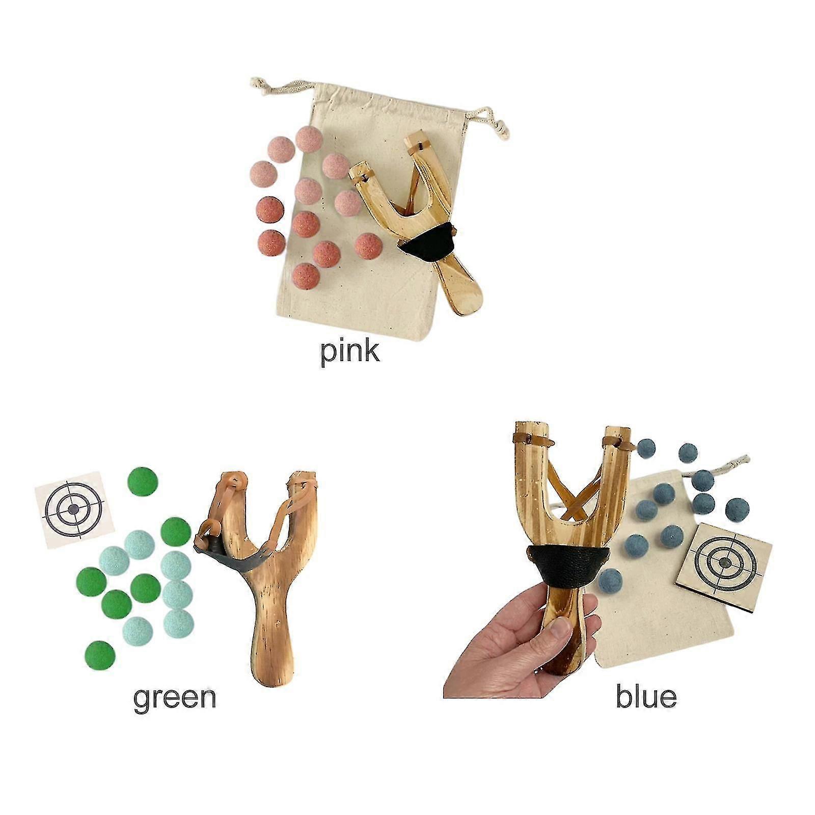 Outdoor Hunting Slings Catapult Wooden Handle Slings Game Shooting ...