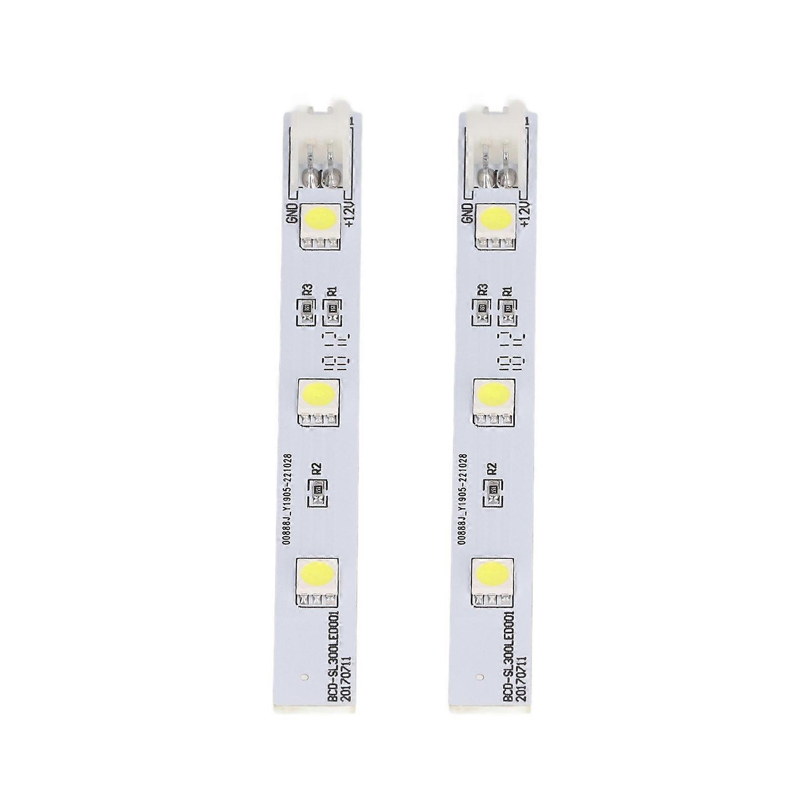 2Pcs Refrigerator LED Light Board White Eyes Friendly Freezer LED Light ...