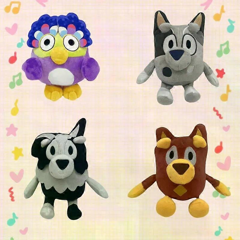 Bluey Bingo Family Friend Bluey Bird Puppy Stuffed Toys Cartoon Anime ...