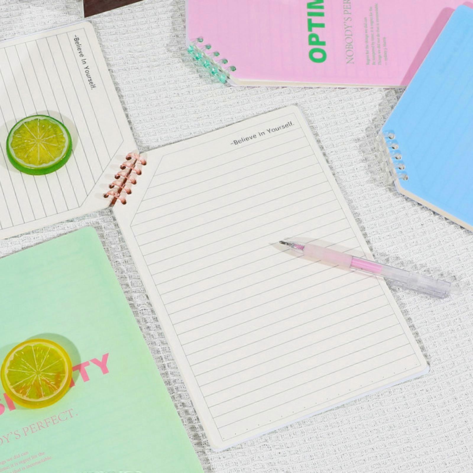 5 Hole Binder Planner Notebook Refillable Binder Journal Notebook 68 ...