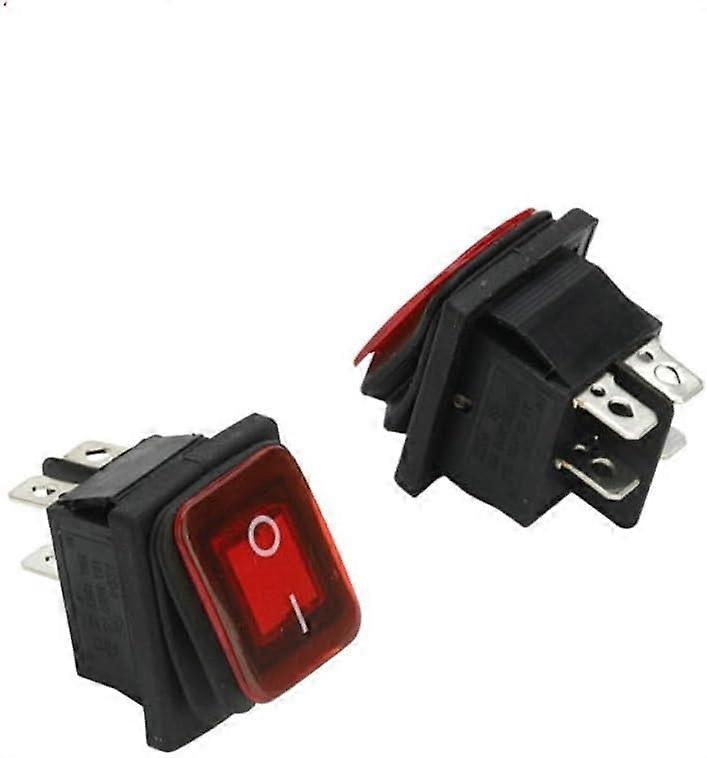 Toggle Rocker Switch Auto Boat Marine Heavy Duty DPDT T85 220V IP67 ...