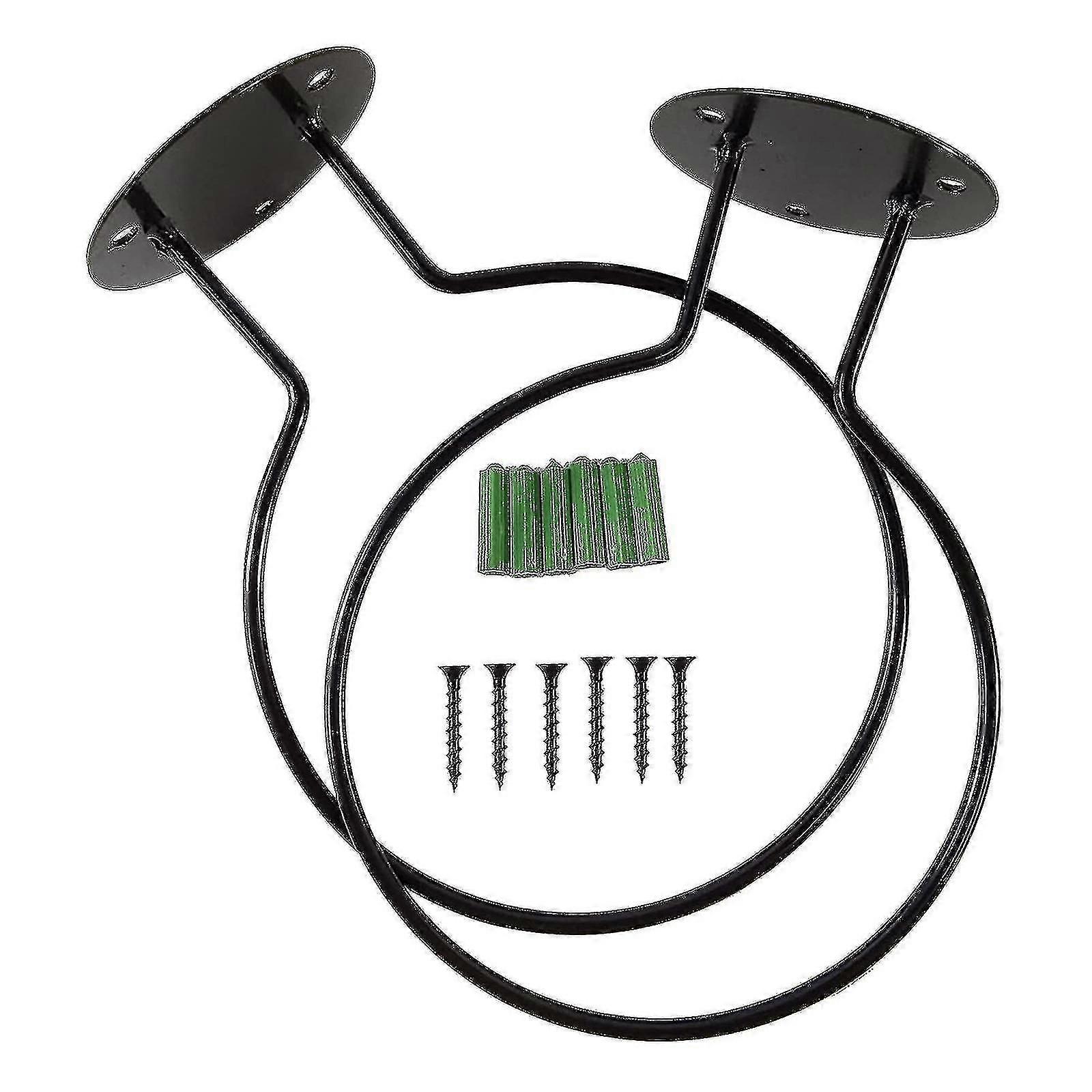 2-Pack Wall-Mounted Sports Ball Holder for Basketball, Soccer ...