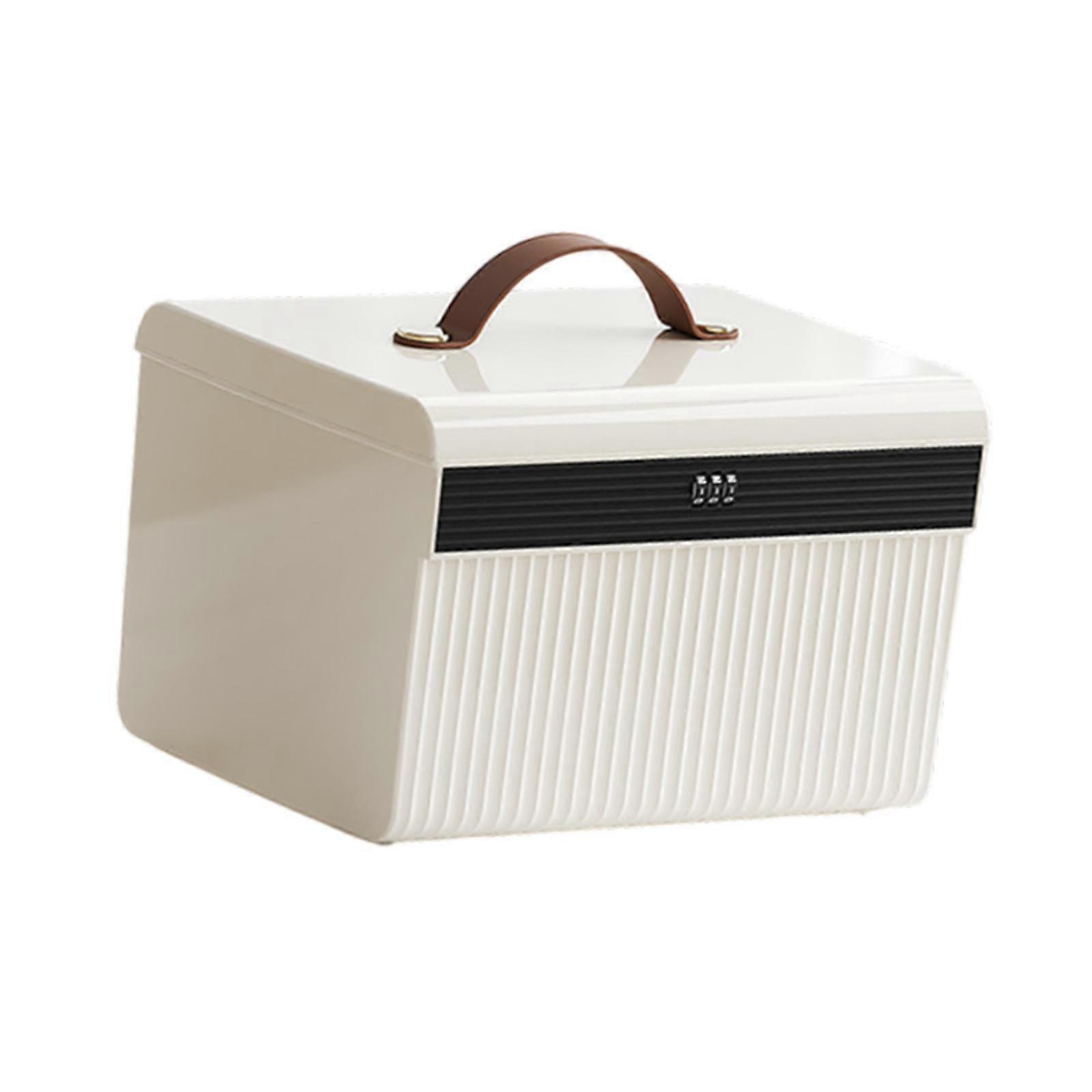 Lockable Storage Box Lockable Container Organizer Spacious Portable ...