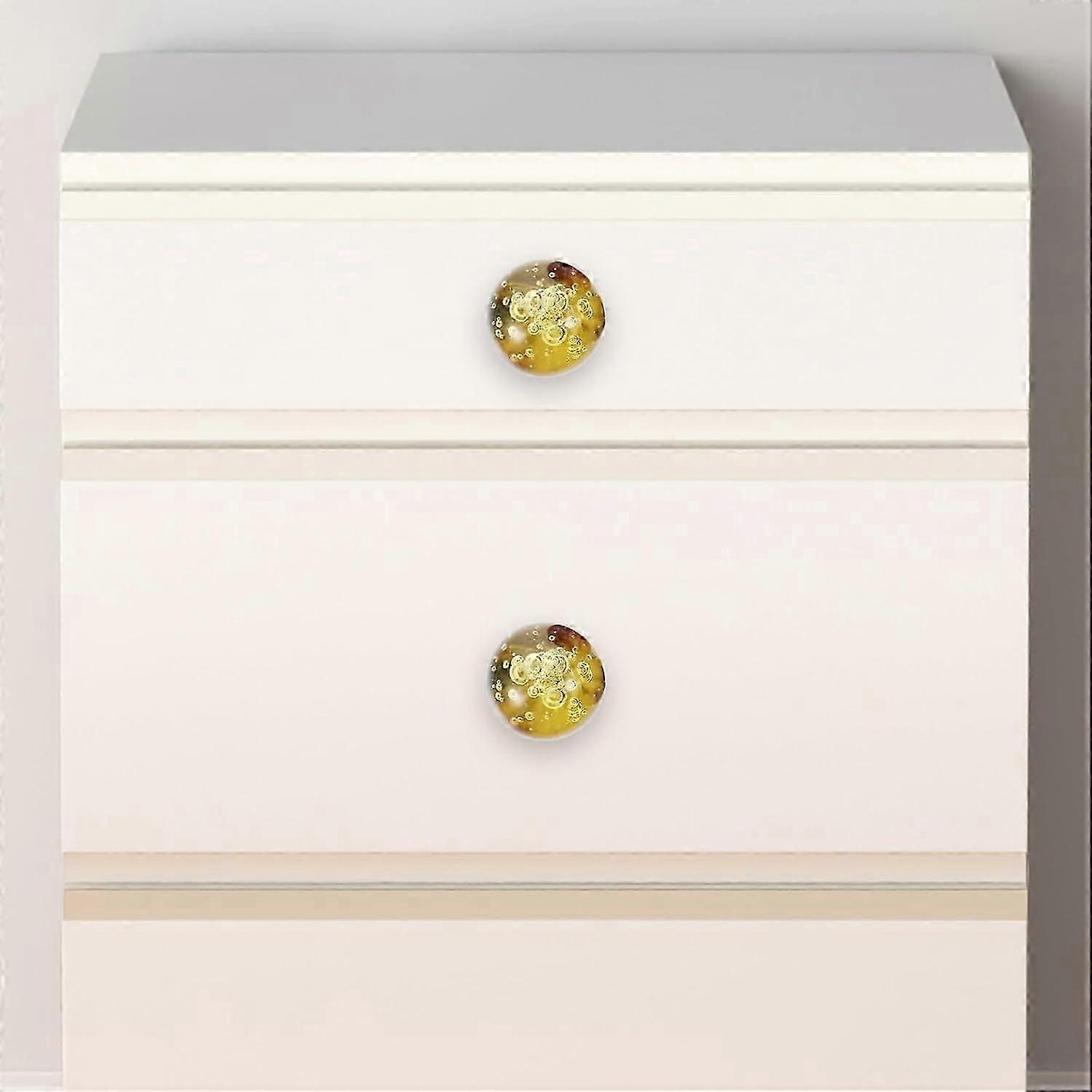 Dresser Knobs 10pcs Crystal Drawer Knobs Glass Pull Handle Cupboard ...