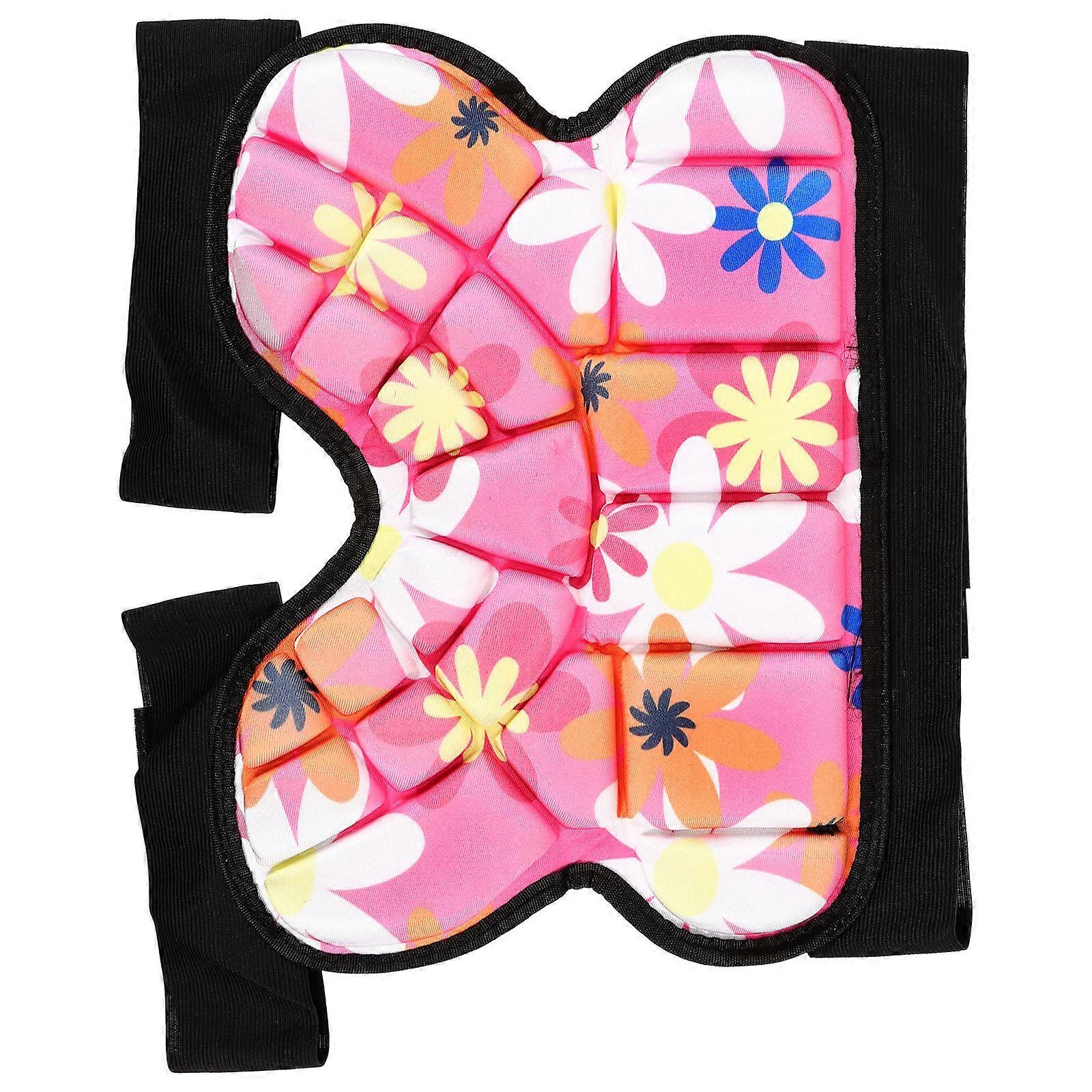 Roller Skating Hip Protector Shock Absorption Children Pink 13.8X11.8X1 ...
