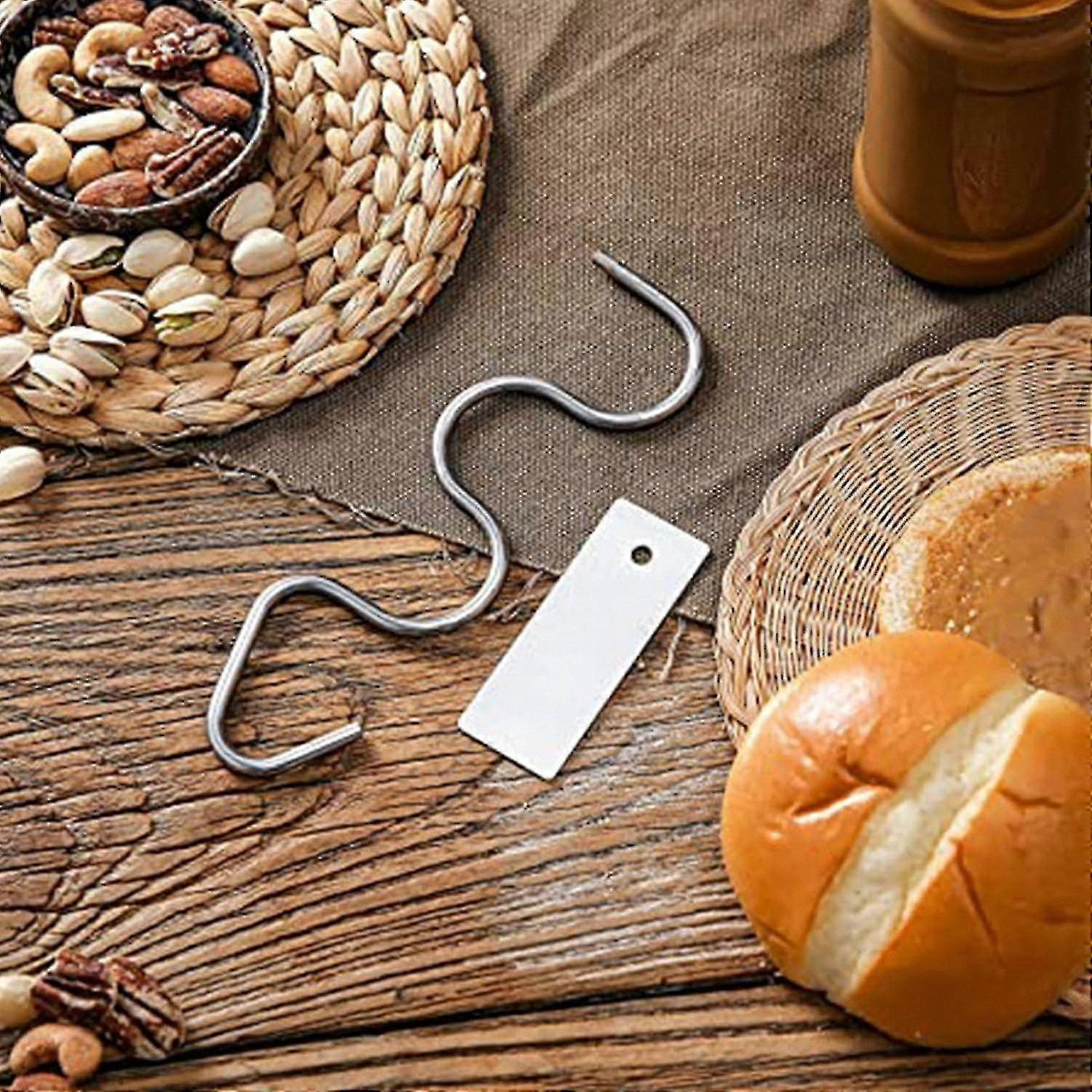 Stainless Steel Nut Butter Mixer with Scraper, Hand Crank Peanut Butter ...