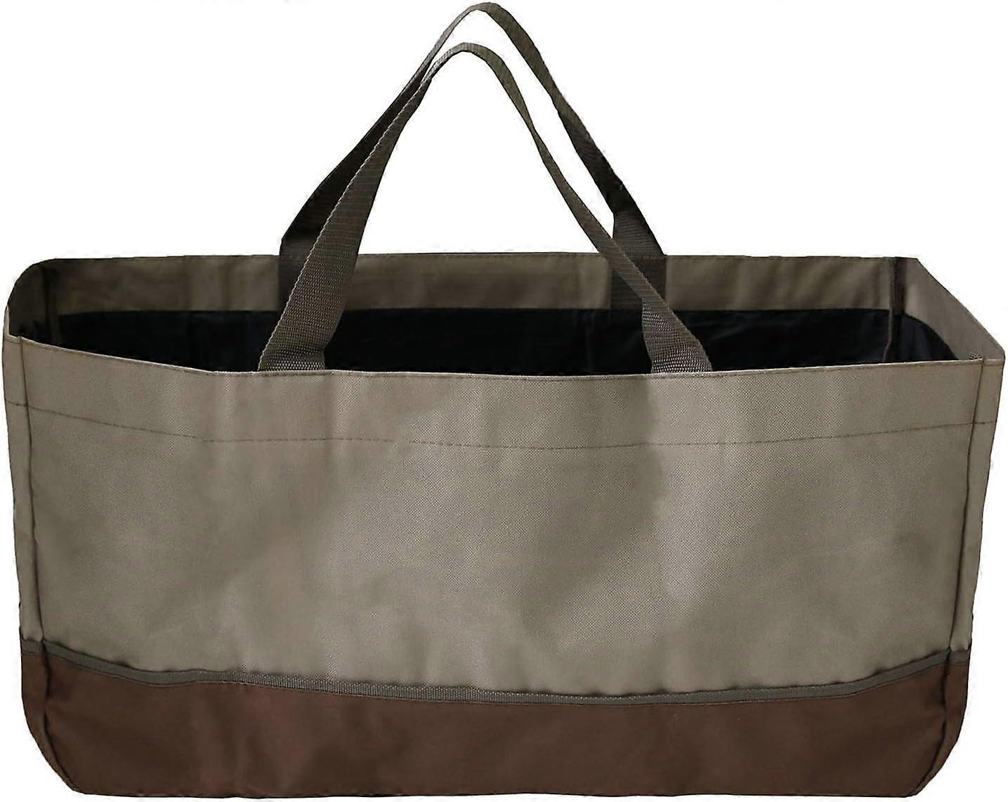 Firewood Carrier Heavy Duty Canvas Log Tote with Handles for Fireplace ...
