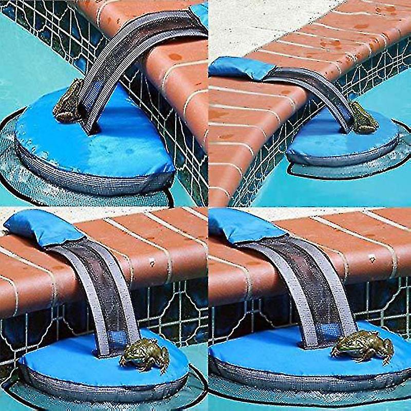 Animal Saving Escape Ramp For Pool Floating Ramp Rescues Frog Log Pad ...