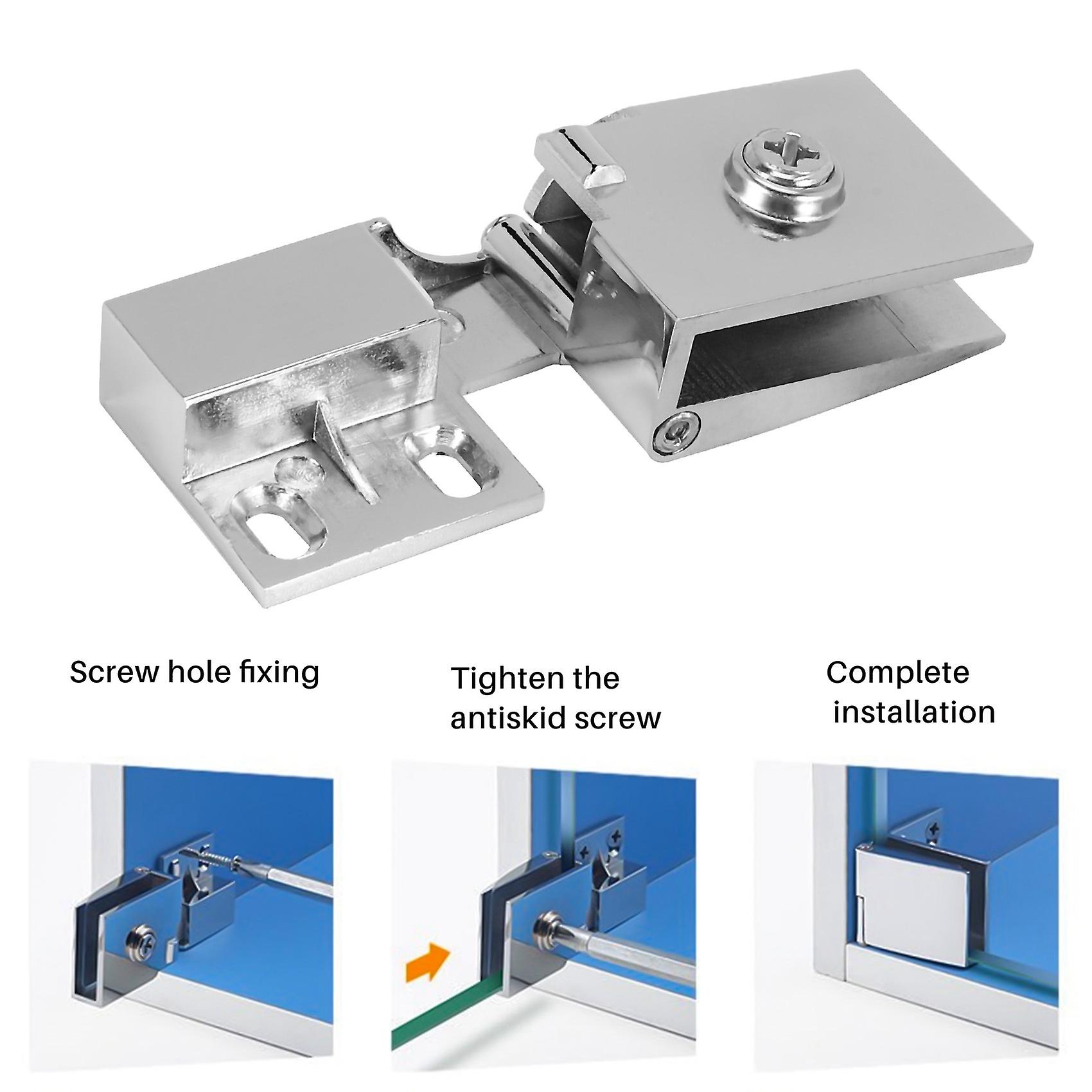 4 Pack Glass Door Hinges Glass Cabinet Door Hinge Glass Wine Cabinet ...