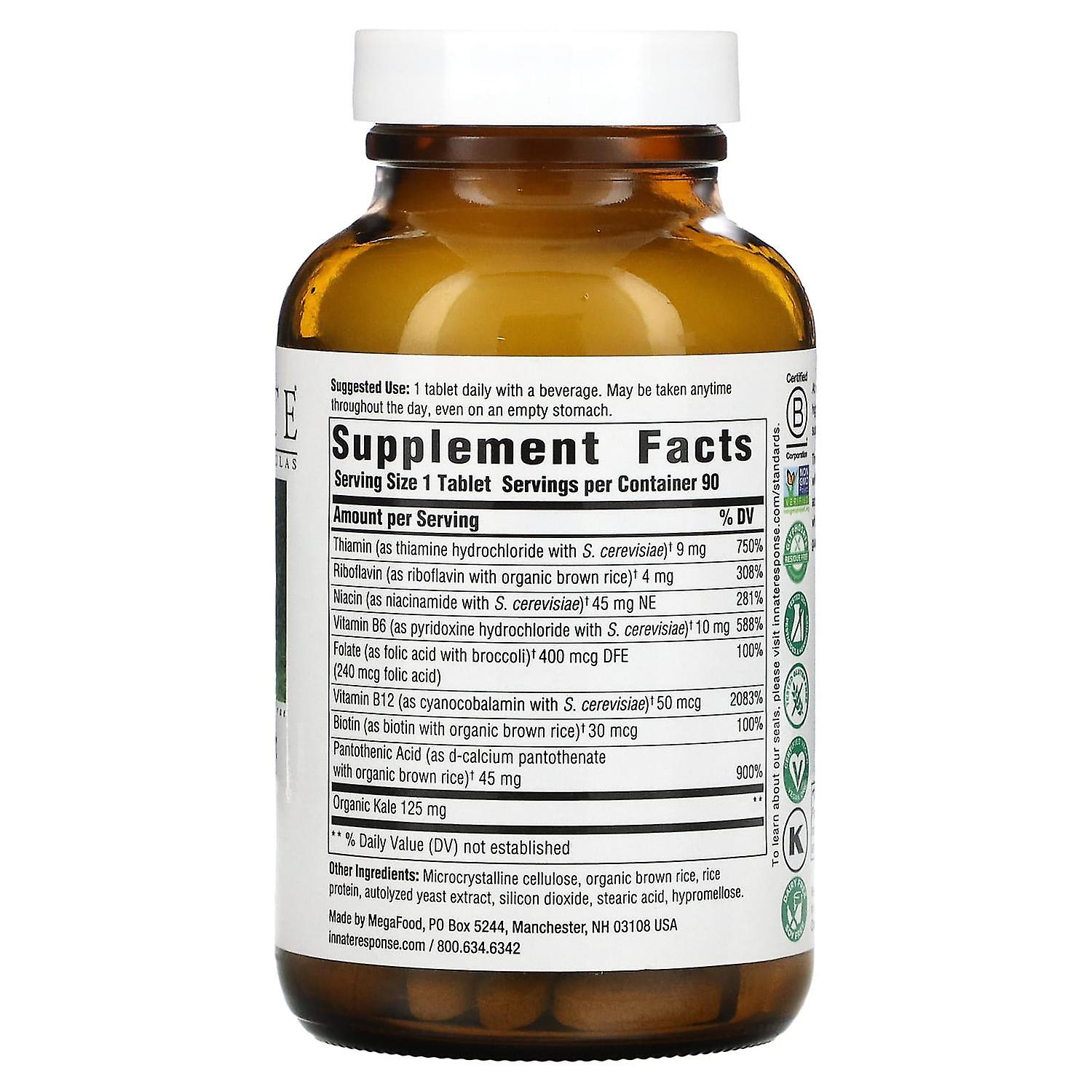 Innate Response Formulas, B Complex, 90 Tablets | Fruugo PT